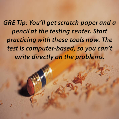How to use Scratch Paper on the GRE ? - GRE Exam Materials